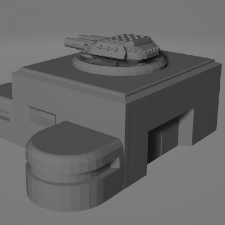 3D Printable Bunker terrain set by sean lathrop