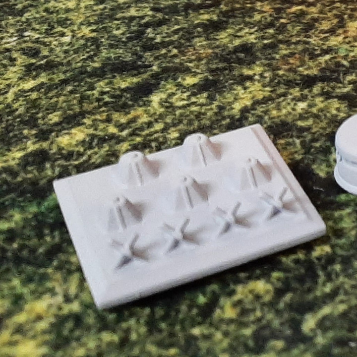 3D Printable Tank Obstacle Token by sean lathrop