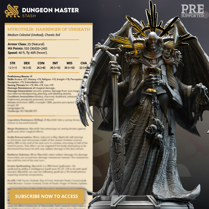 3D Printable Divine Awakening (DM Stash April '22 Bundle) by DM Stash