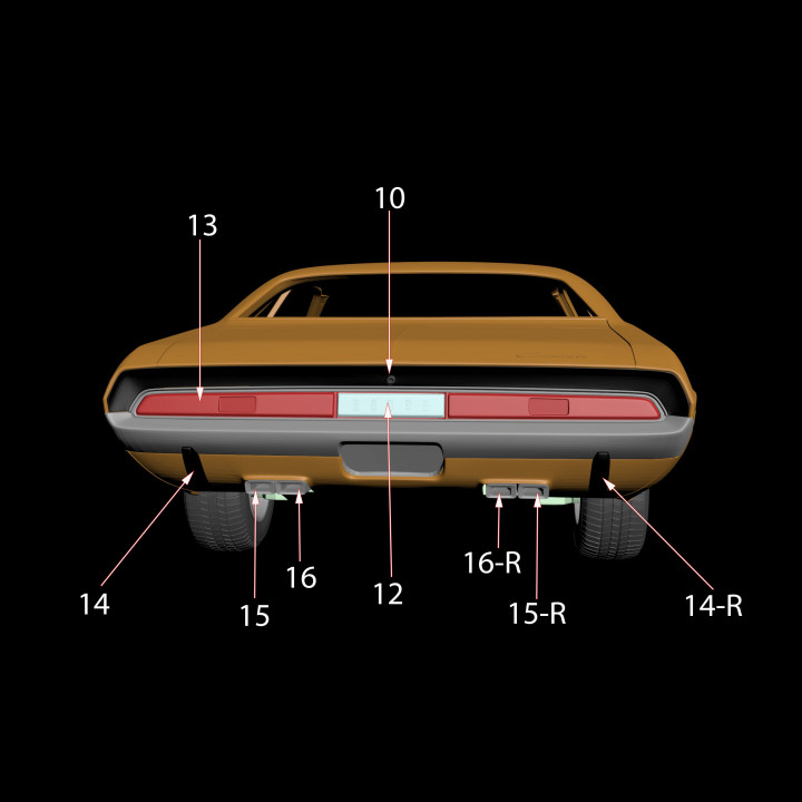 3D Printable Classic American RC Car 1970 With Interior Ready to Print ...