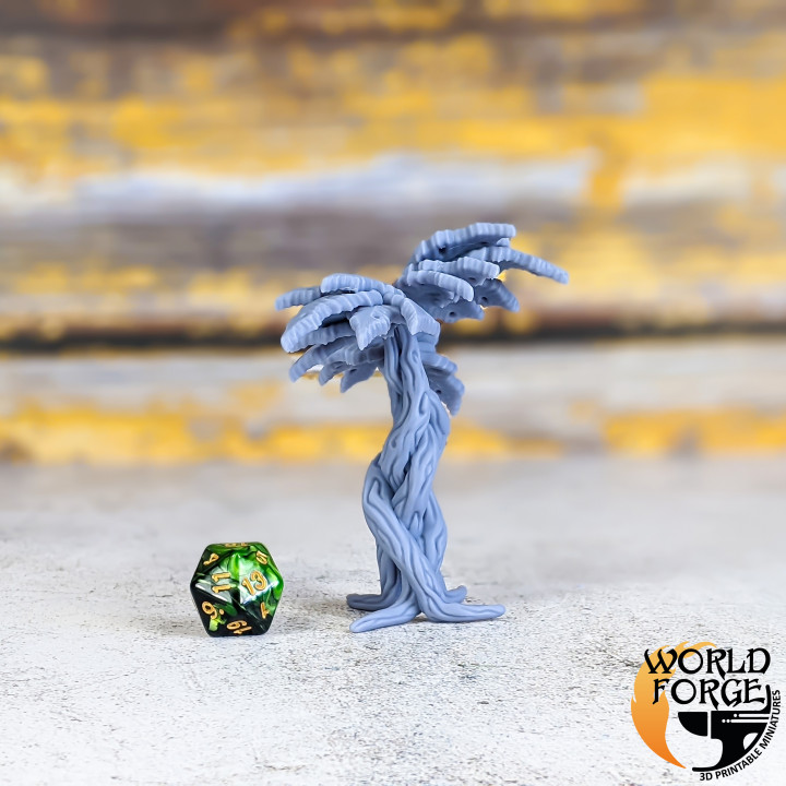 3D Printable Jungle Trees x2 by World Forge Miniatures