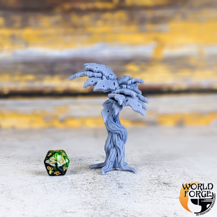 3D Printable Jungle Trees x2 by World Forge Miniatures