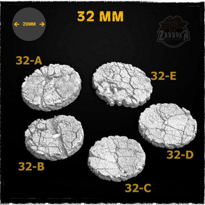 3D Printable Road Base Toppers by Zabavka Workshop
