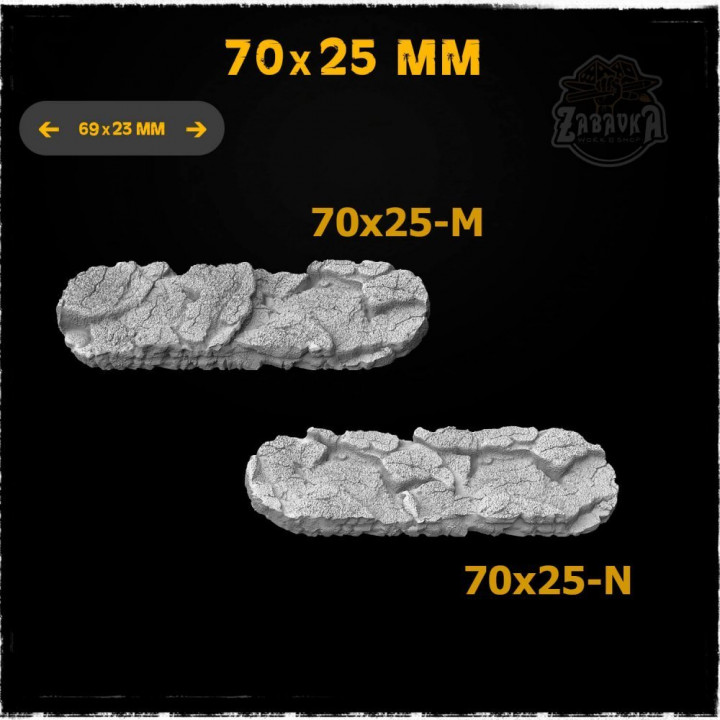 3D Printable Road Base Toppers by Zabavka Workshop