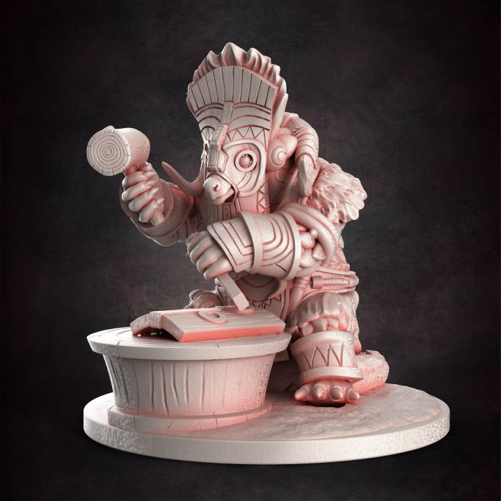 3D Printable Pangolin Mask Maker by Red Clay Collectibles