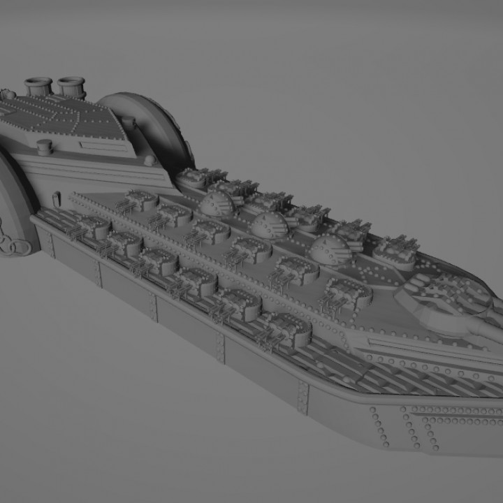 3D Printable Paddle Battleship MK2 by sean lathrop