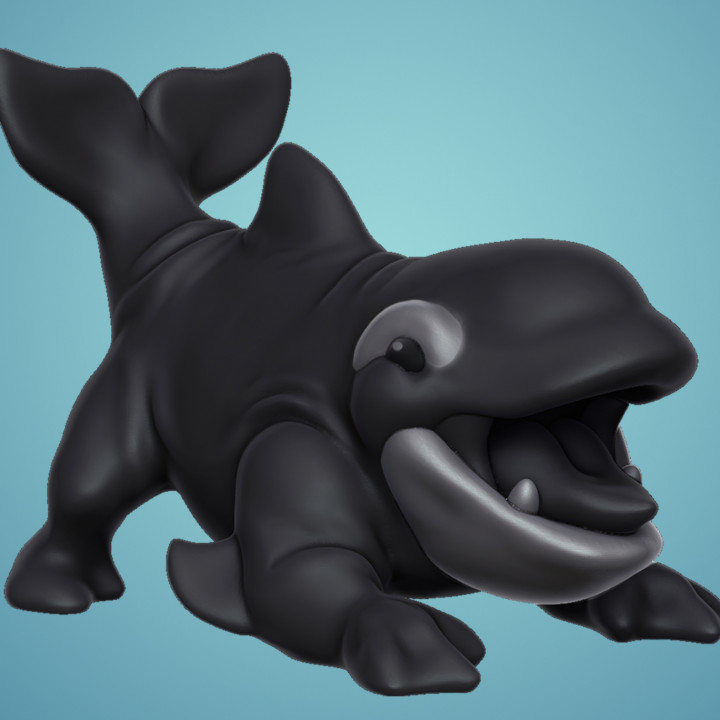 3D Printable Akhlut & Pup by Jamie Korte