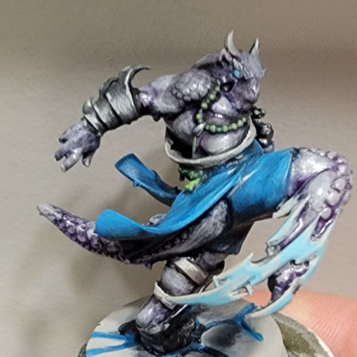 3D Print of Dragonfolk Monk by Eldritch_Hero