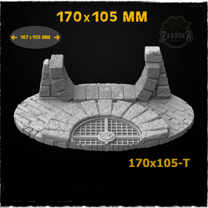 3D Printable Sewers Base Toppers by Zabavka Workshop