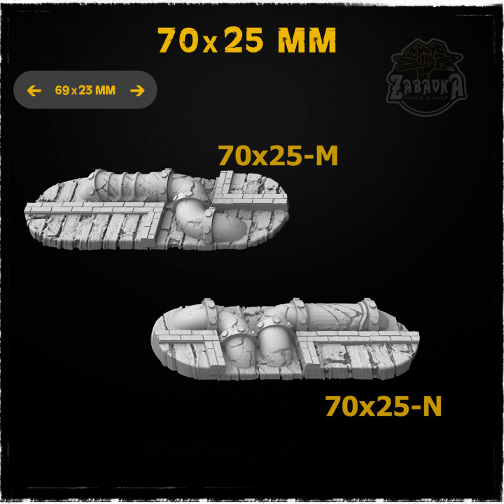 3D Printable Sewers Base Toppers by Zabavka Workshop