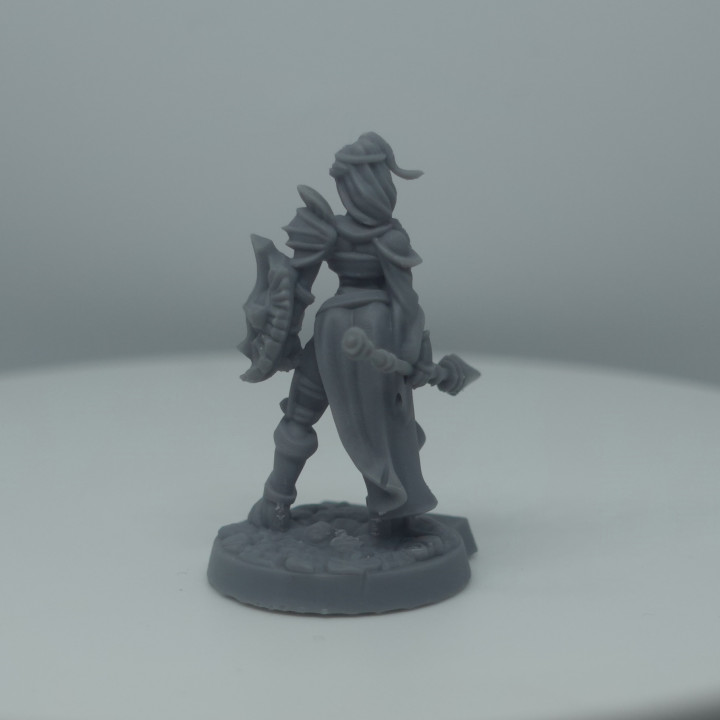3D Printable Female Fighter - Queen Guinevere The fierce female fighter ...