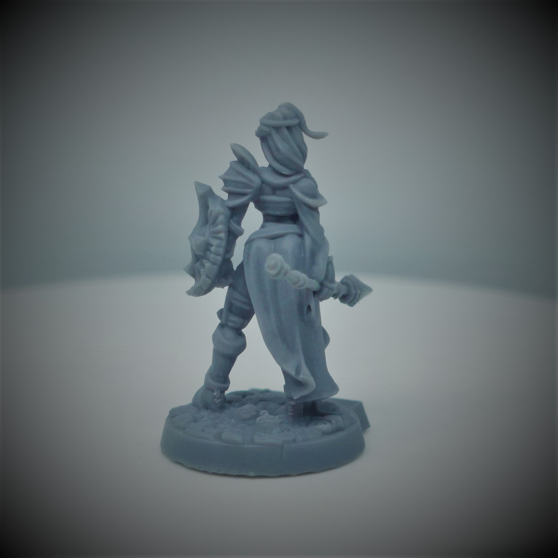 3D Printable Female Fighter - Queen Guinevere The fierce female fighter ...