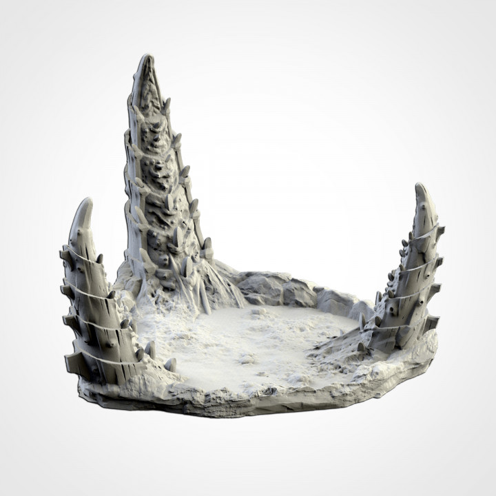 3D Printable ALIEN TERRAIN 02 by Txarli Factory