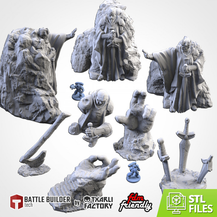 3D Printable MIDDLE EARTH by Txarli Factory