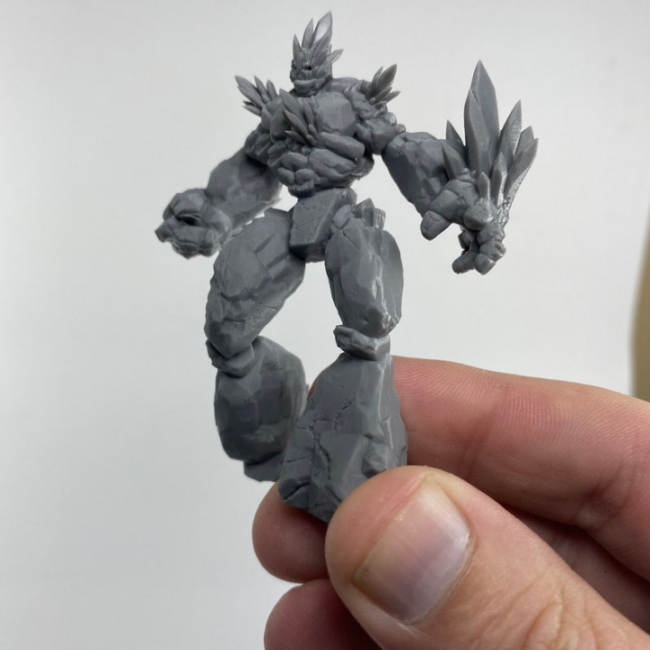 3D Printable Swapmini 32- Omog - Omog - Stone ,Crystal or rune Golem by ...