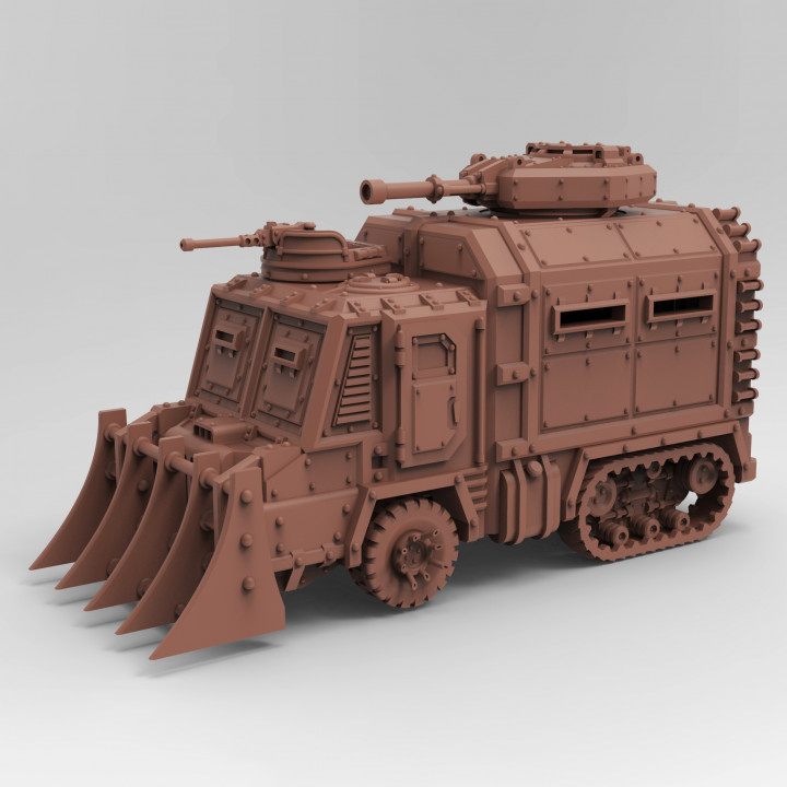3D Printable TT Pattern Combat Truck by Tesseract Tomb