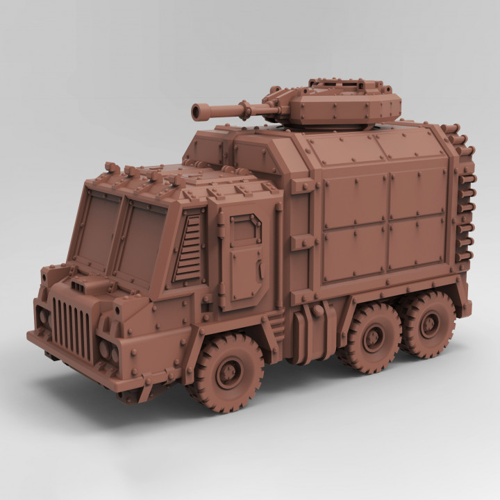 3D Printable TT Pattern Combat Truck by Tesseract Tomb