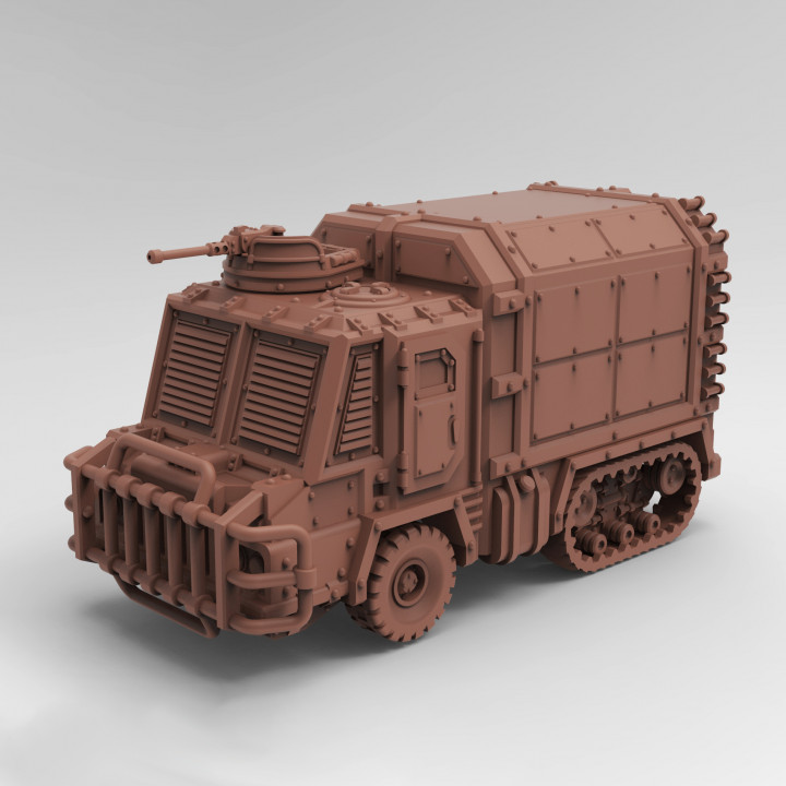 3D Printable TT Pattern Combat Truck by Tesseract Tomb