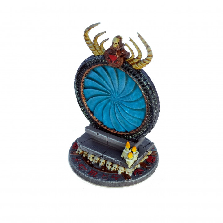 3D Printable Shadowfey Spell Portal | DND | Resin Miniature by Lex Addams