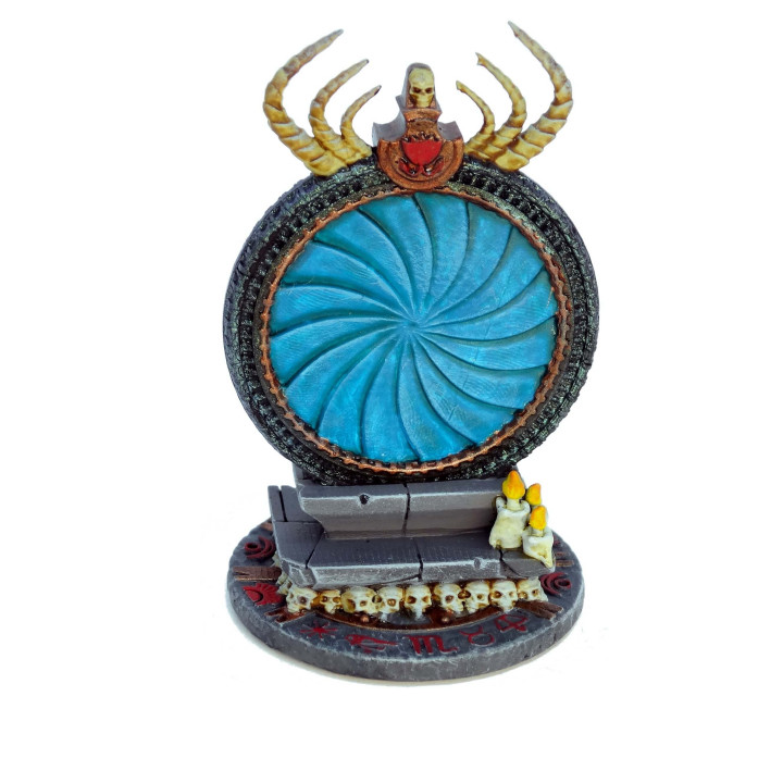 3D Printable Shadowfey Spell Portal | DND | Resin Miniature by Lex Addams