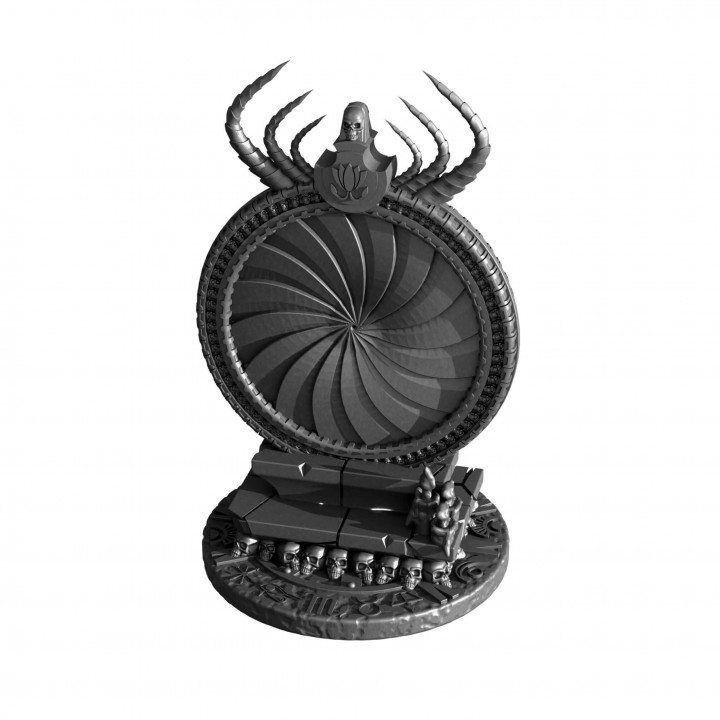 3D Printable Shadowfey Spell Portal | DND | Resin Miniature by Lex Addams