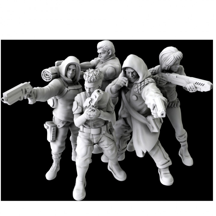 3D Printable Scout Crew Pack by 2nd Dynasty
