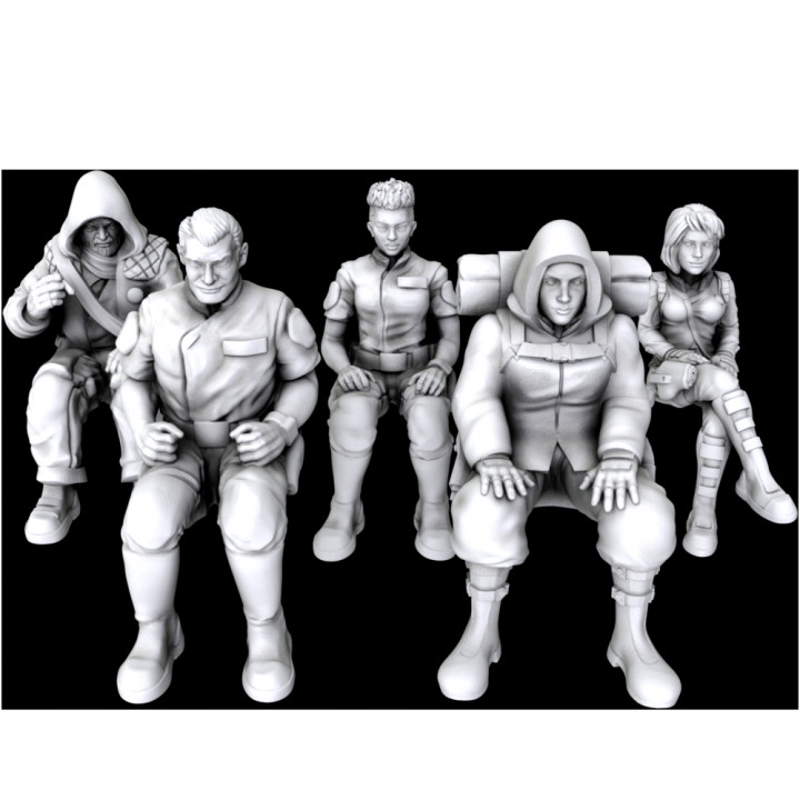 3D Printable Scout Crew Pack by 2nd Dynasty