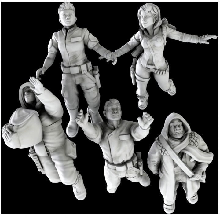 3D Printable Scout Crew Pack by 2nd Dynasty