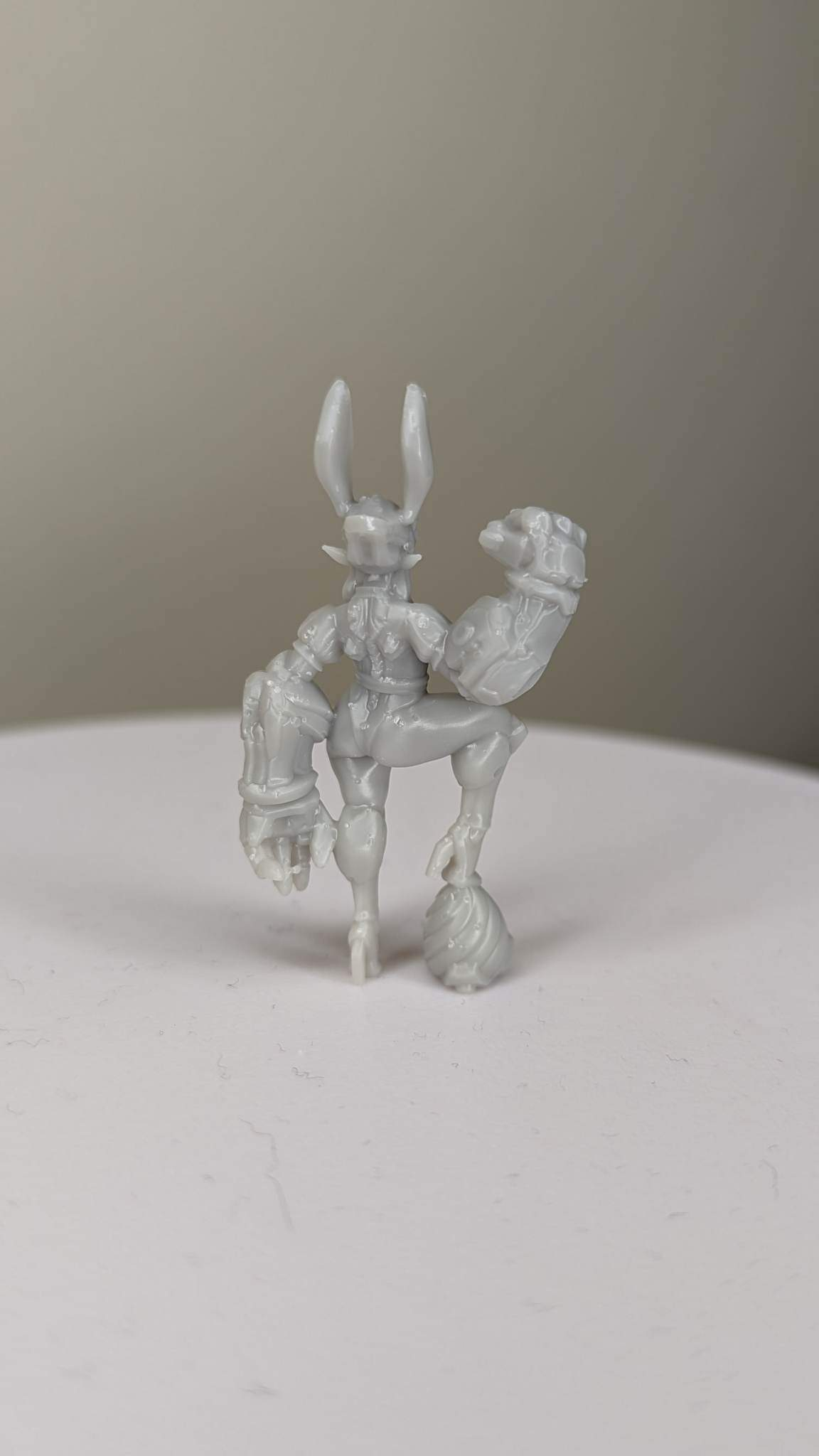 3D Printable Mecha Elf Bunny by Gaz Minis