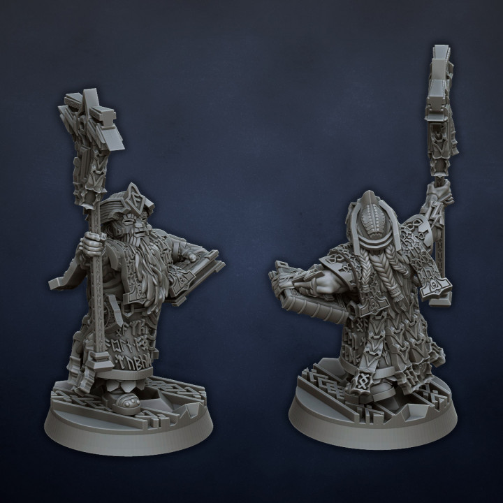 3D Printable Runesmith by Dragon's Lake Miniaturas