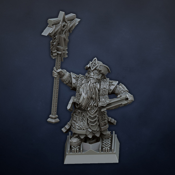 3D Printable Runesmith by Dragon's Lake Miniaturas