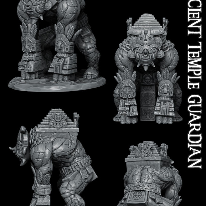 3D Printable Ancient Temple Guardian by RocketPigGames
