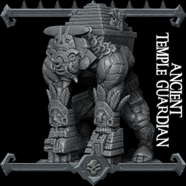 3D Printable Ancient Temple Guardian by RocketPigGames