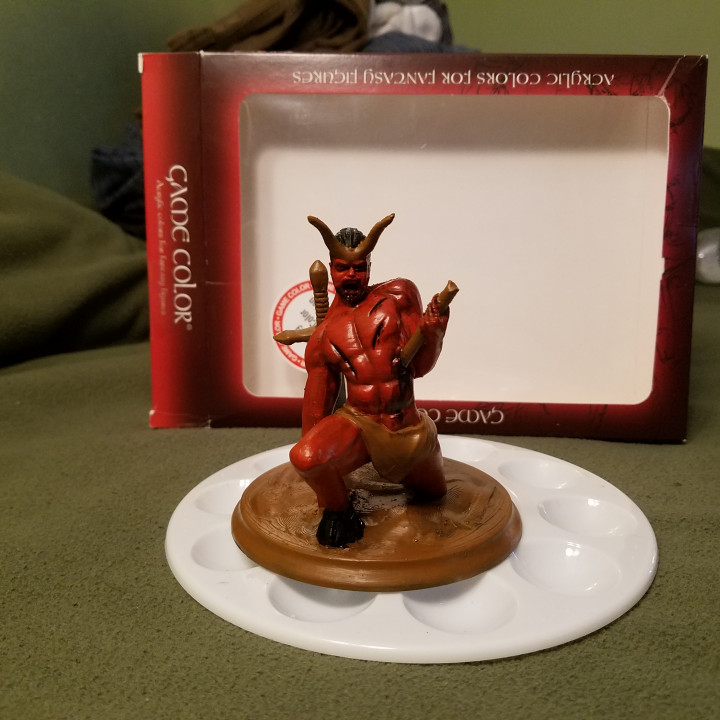 3D Printable Wounded Demon by Just Cute Sculptures