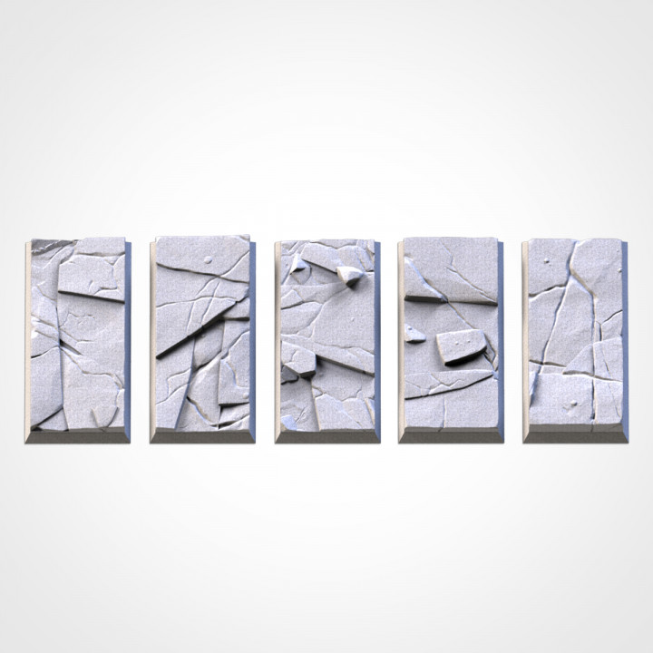 3D Printable Frozen Bases (Square) by Txarli Factory