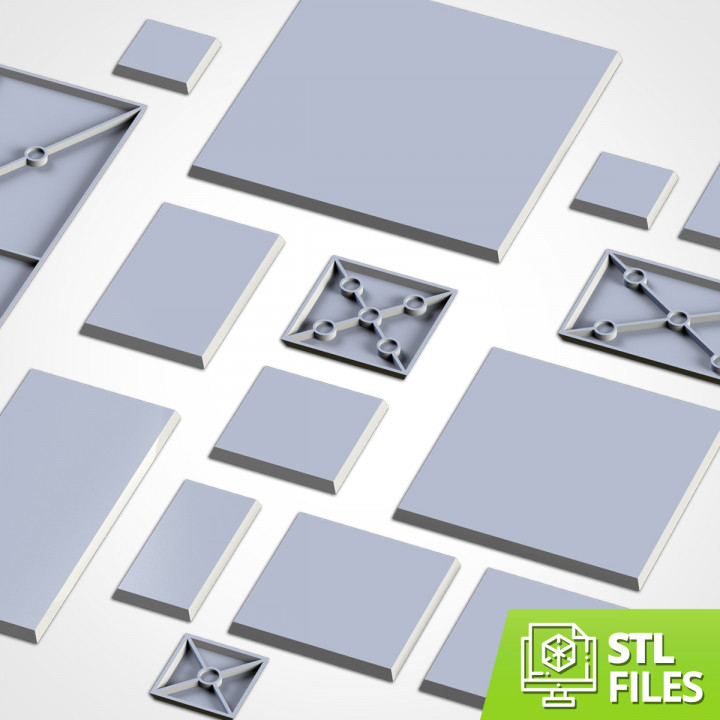 THEMATIC BASES 1.0 (Square Version) Campaign - MyMiniFactory