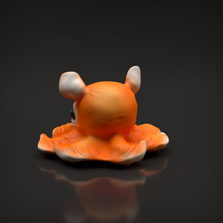 3D Printable Dumbo Octopus by Animal Den Miniatures