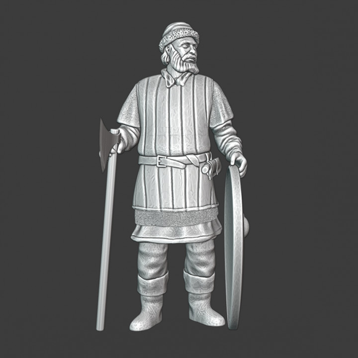 3D Printable Medieval Baltic militia - infantry by Northern Crusades ...