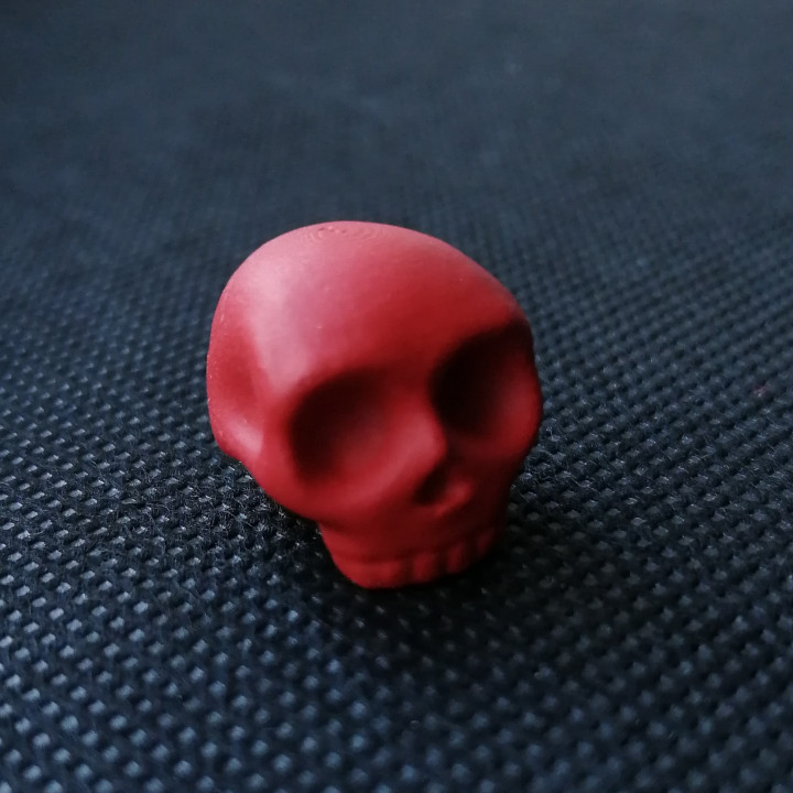 3D Printable Skull token by Erik