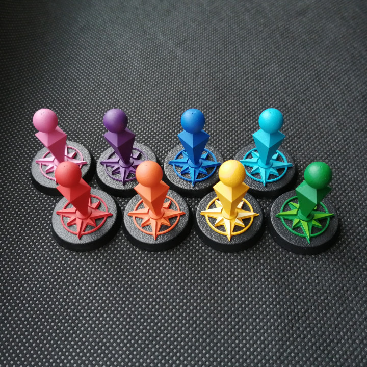 3D Printable Player token / game piece by Erik