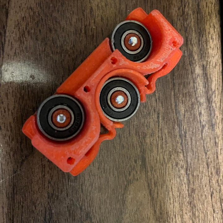 3D Printable Bearing Slide for Half Height Uni-Strut by Peter Zielinski