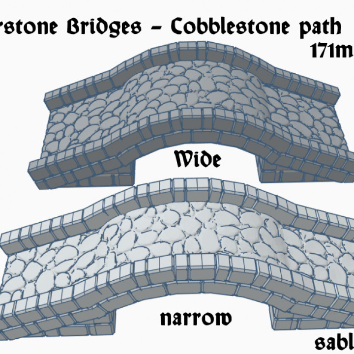 3D Printable Understone Bridges by brander roullett