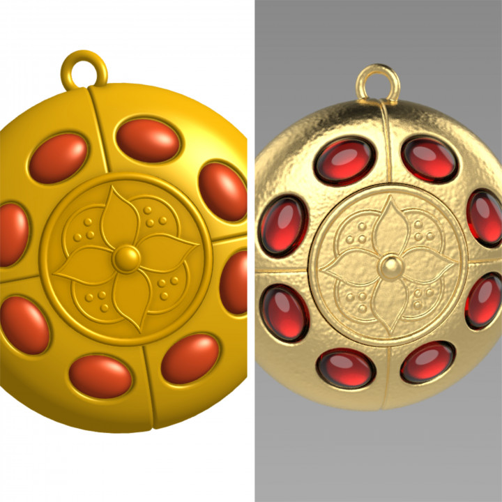 3D Printable Amber Medallions - Elden Ring by Aguilar Workshop