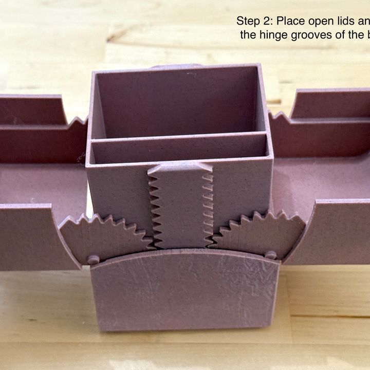 3D Printable Geared Commander (100 Card) Deck Box with Magnetic Latch ...