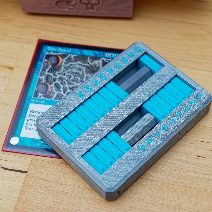 3D Printable Life Counter (MTG, etc) by Martin