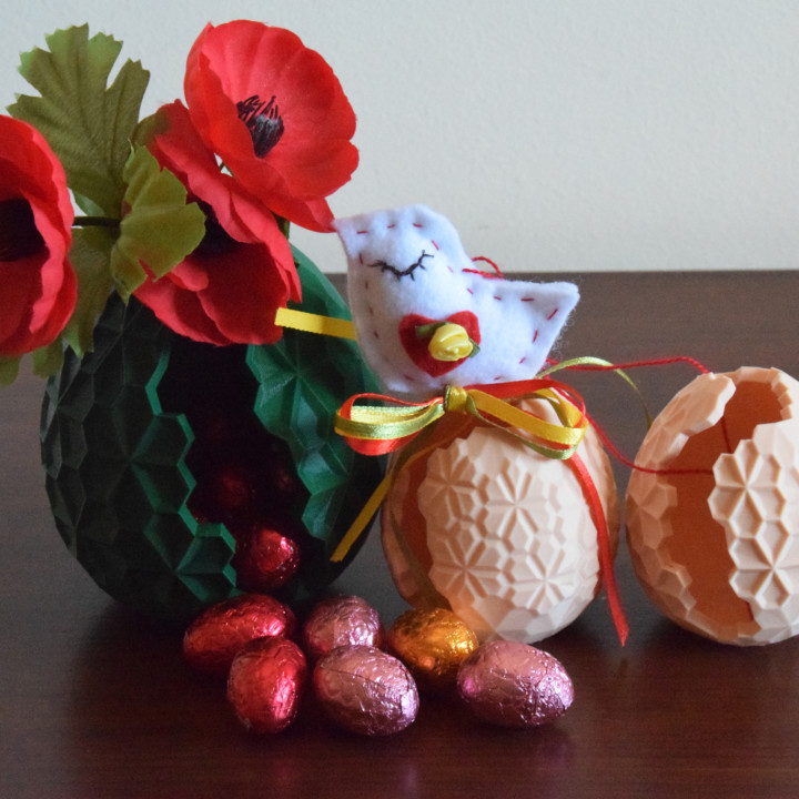 3D Printable Vernal Egg (Easter Egg - floret pentagonal tiling) by ...
