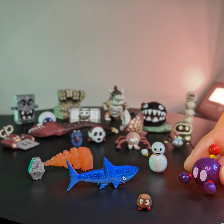 3D Printable Mario 64 Enemies Collection (Part 4) by Minty Fries