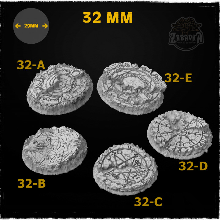 3D Printable Demons of Hell Base Toppers by Zabavka Workshop