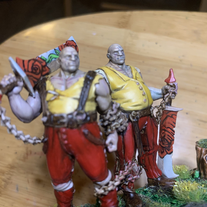 3D Printable Inseparable Twins by Great Grimoire