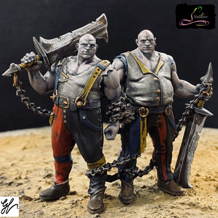 3D Printable Inseparable Twins by Great Grimoire